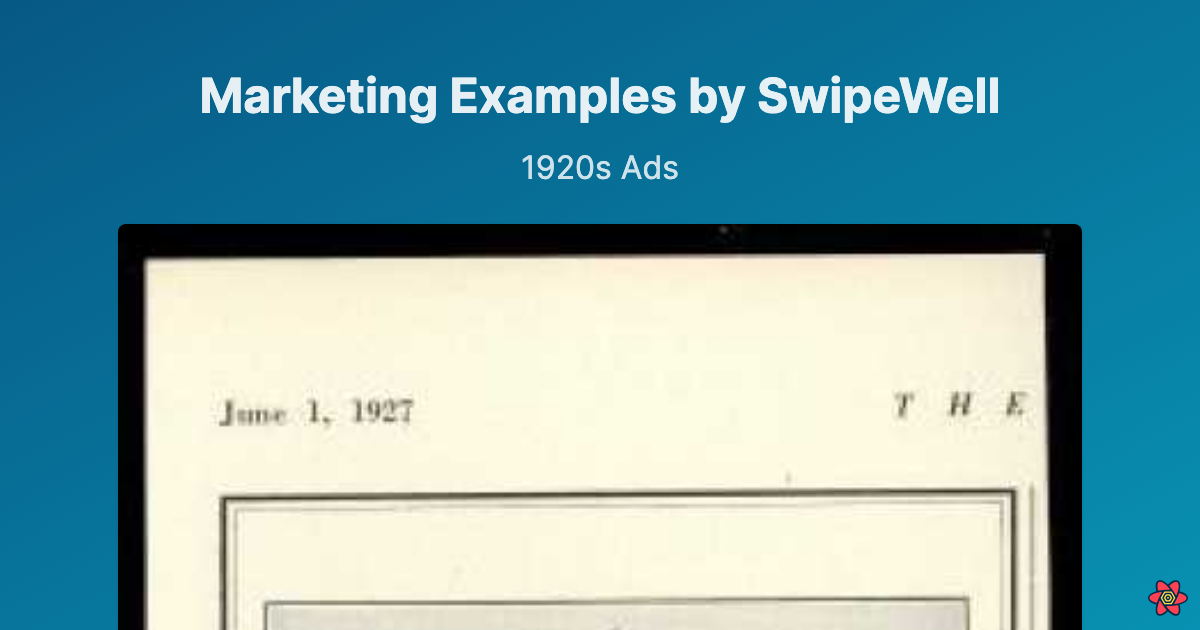 16 Best 1920s Ad Examples | Marketing Examples