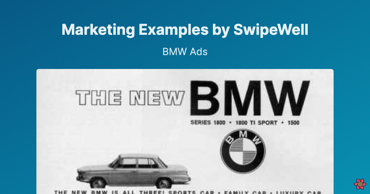 22 Best Bmw Ad Examples | Marketing Examples