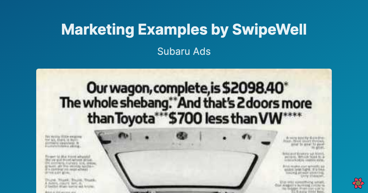 27 Best Subaru Ad Examples | Marketing Examples